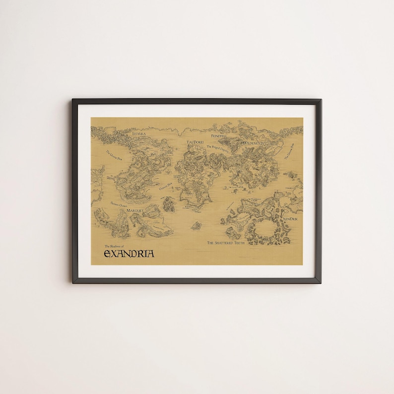 Map of Exandria - Etsy