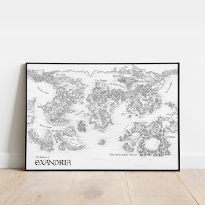 Map of Exandria - Etsy
