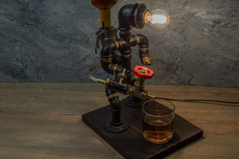 Steampunk Alcohol Handcrafted Dispenser, Liquor Whisky Decanter, Man ...
