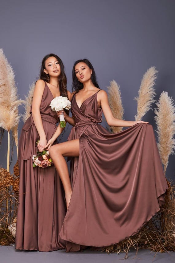 Mocha dress for wedding guest 60 photos - Astyledwedding.com