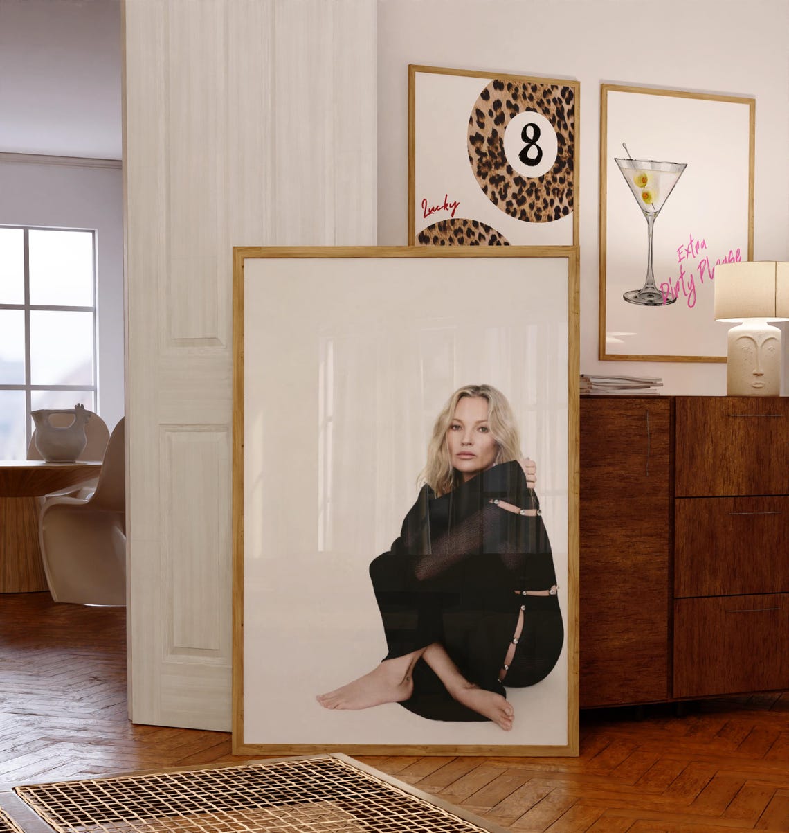 Kate Moss Print Famous Poster Fashion Print Life is Joke Print, Fashion ...