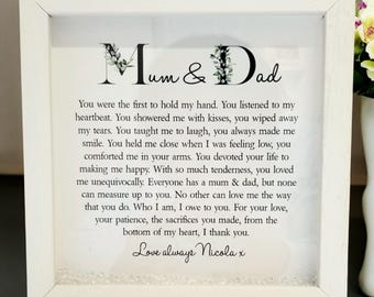 Grandson Poem Print Gift for Grandson Grandson Card Framed Grandson ...