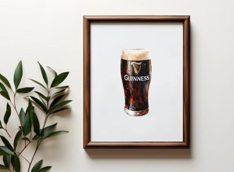 Guinness Beer Watercolor - Digital Download - Etsy