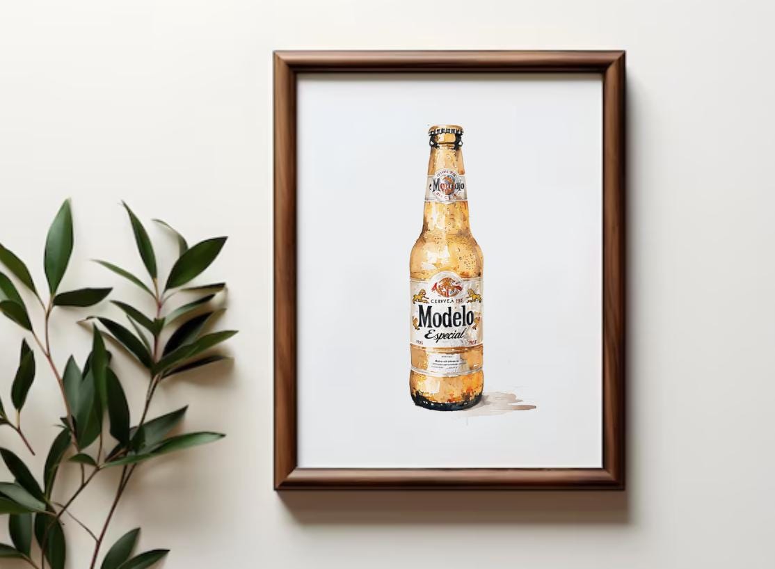 Modelo Watercolor Print - Etsy