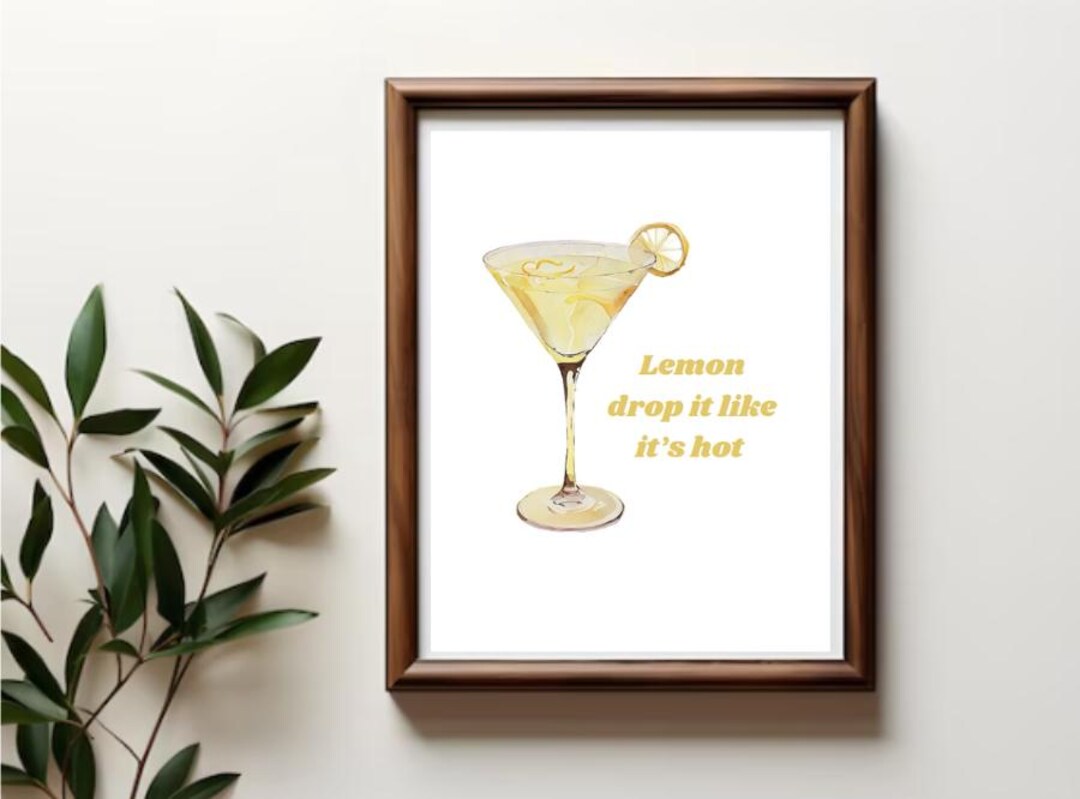 Lemon Drop Poster Digital Download - Etsy