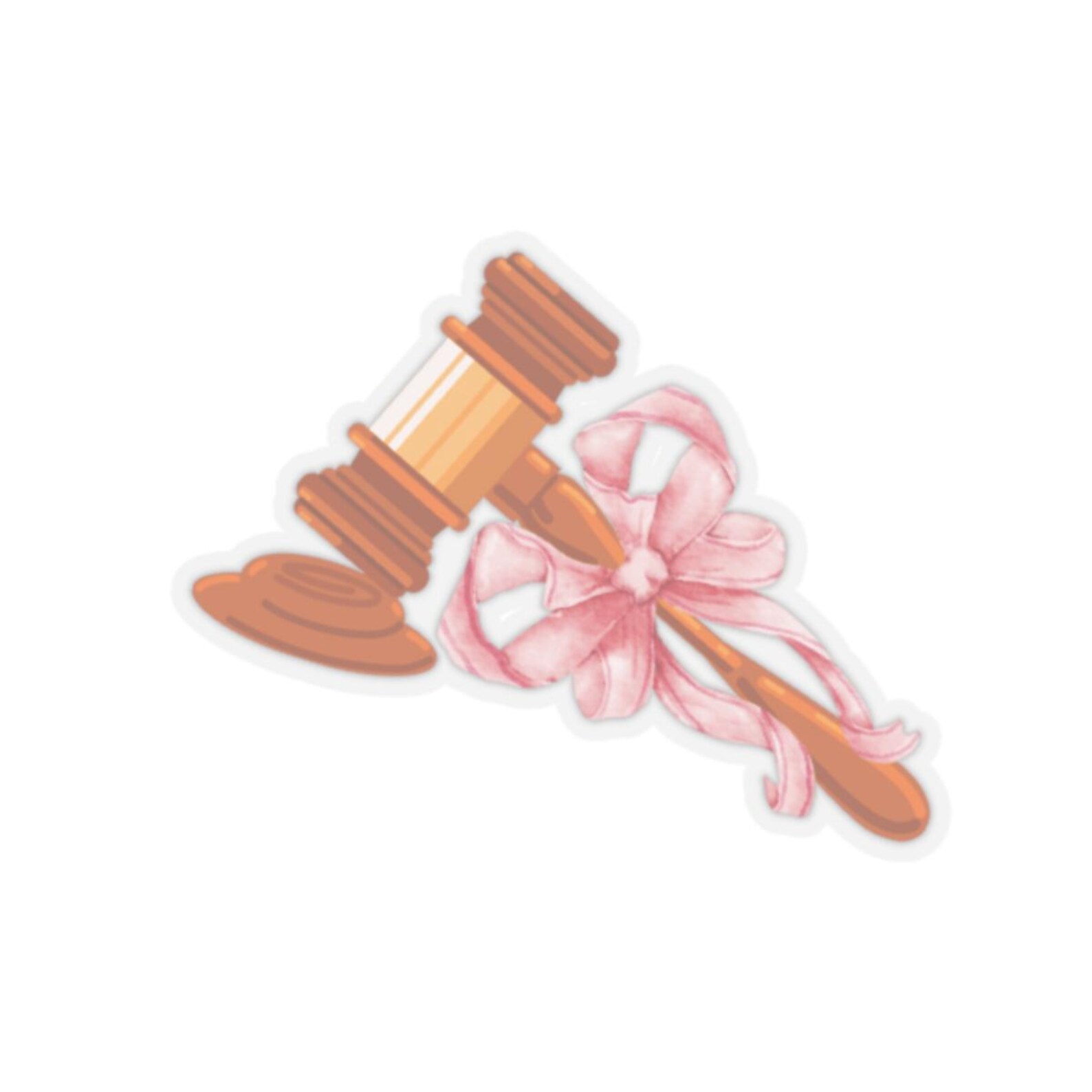 Legal Gavel Kiss-cut Stickers, Law School Decor, Judge Gift, Graduation ...