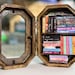 Mini Bookcase/bookshelf for Mini Books | Octagon - Etsy