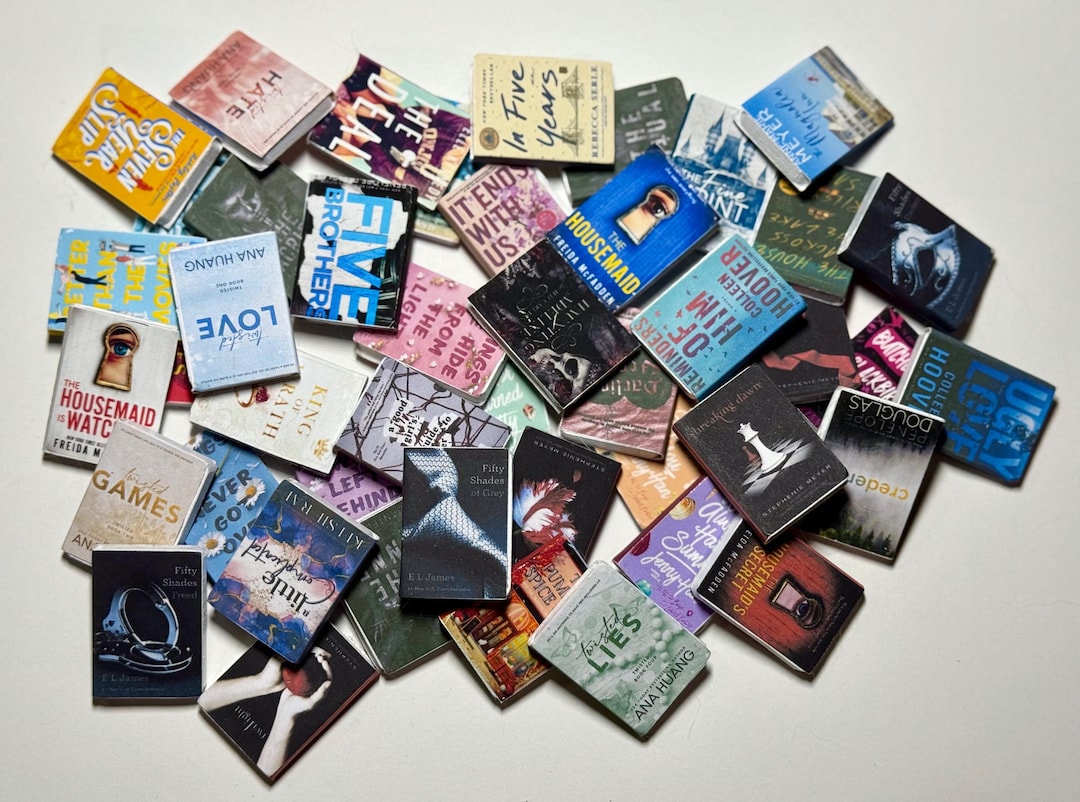 Mini Books for a TBR Jar or Mini Library HANDMADE CUSTOM - Etsy