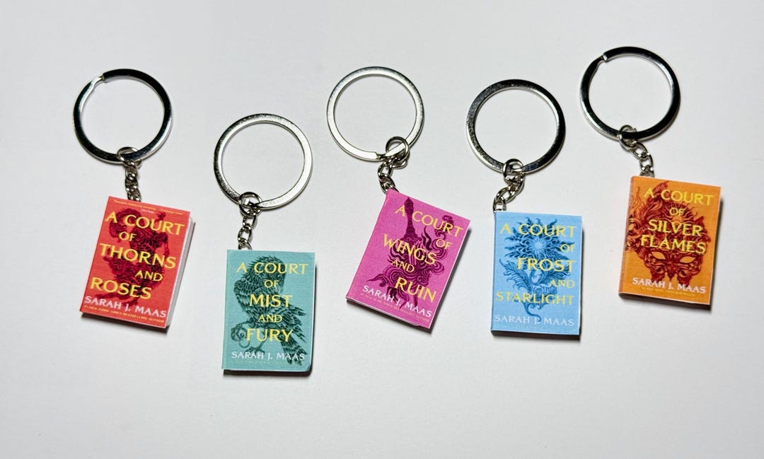 CUSTOM Mini Book Keychain - Etsy