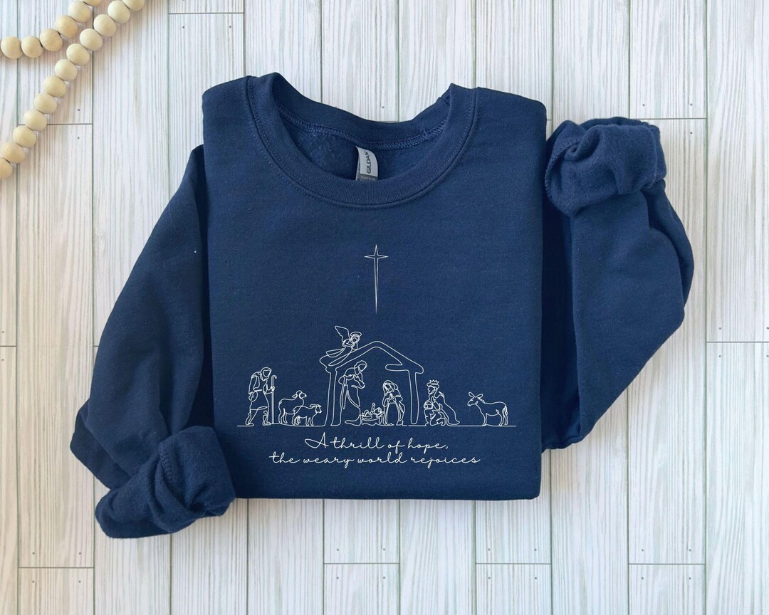 Christmas Jesus Sweatshirt, Religious Christmas Sweater, Christmas ...