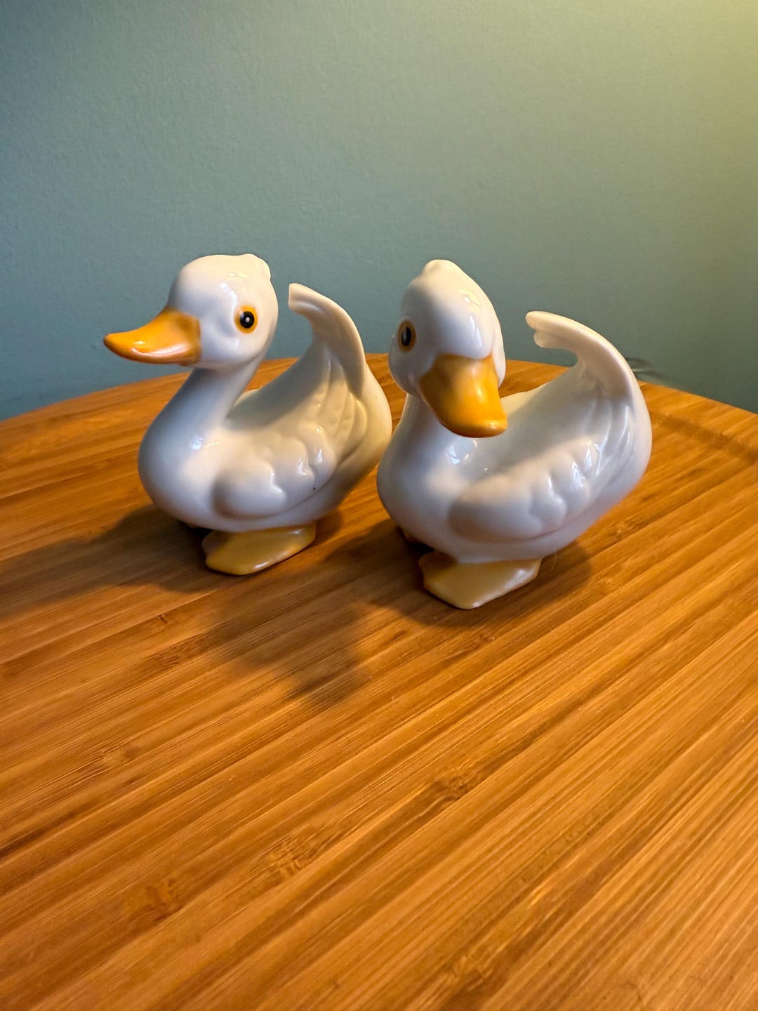 Vintage Homco Duck Figurines – Bonded Pair of Ceramic Ducks – Kitsch ...