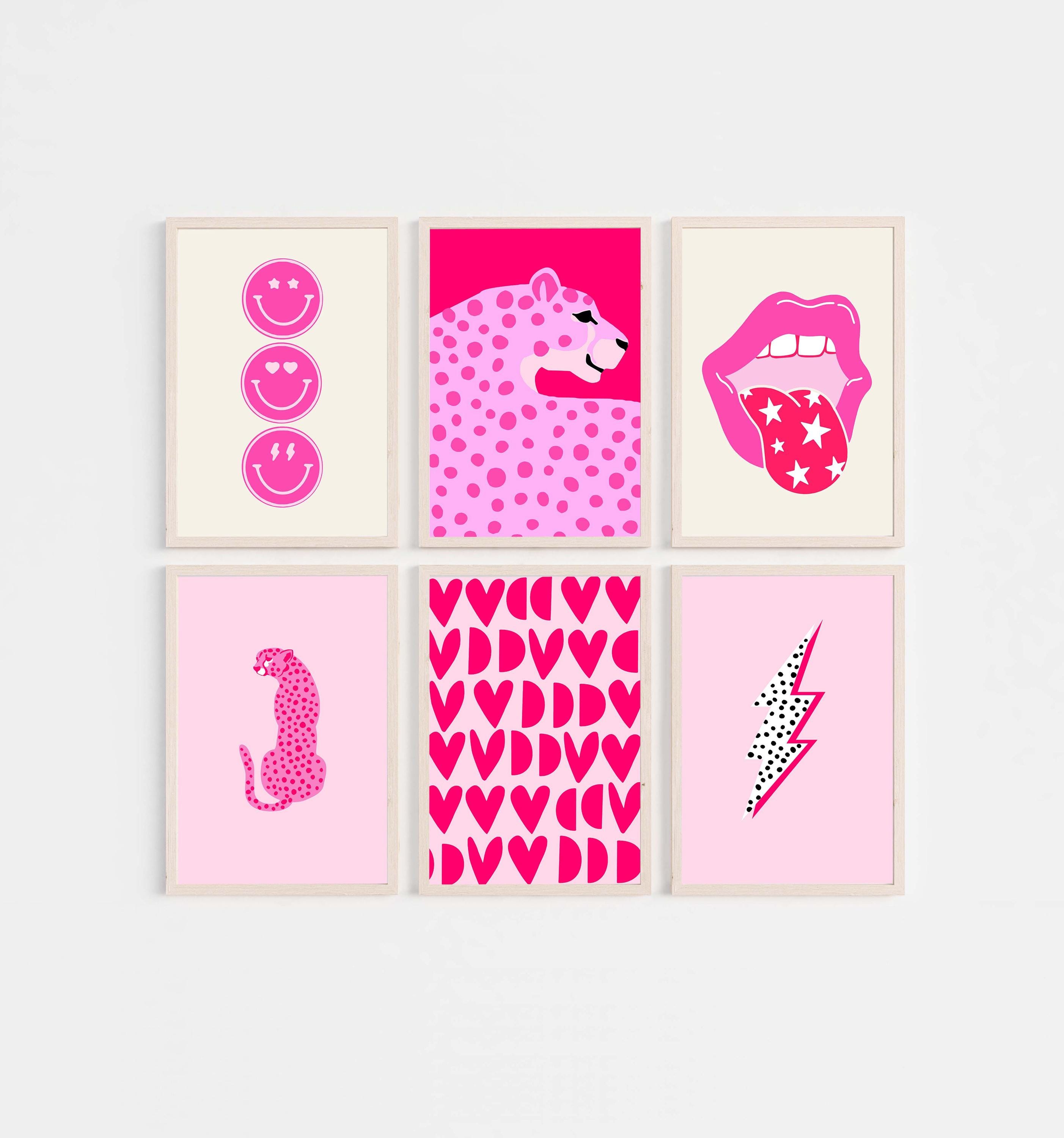 Preppy Aesthetic Wall Prints Set of 50 Mega Bundle 50 Eclectic Wall Art ...