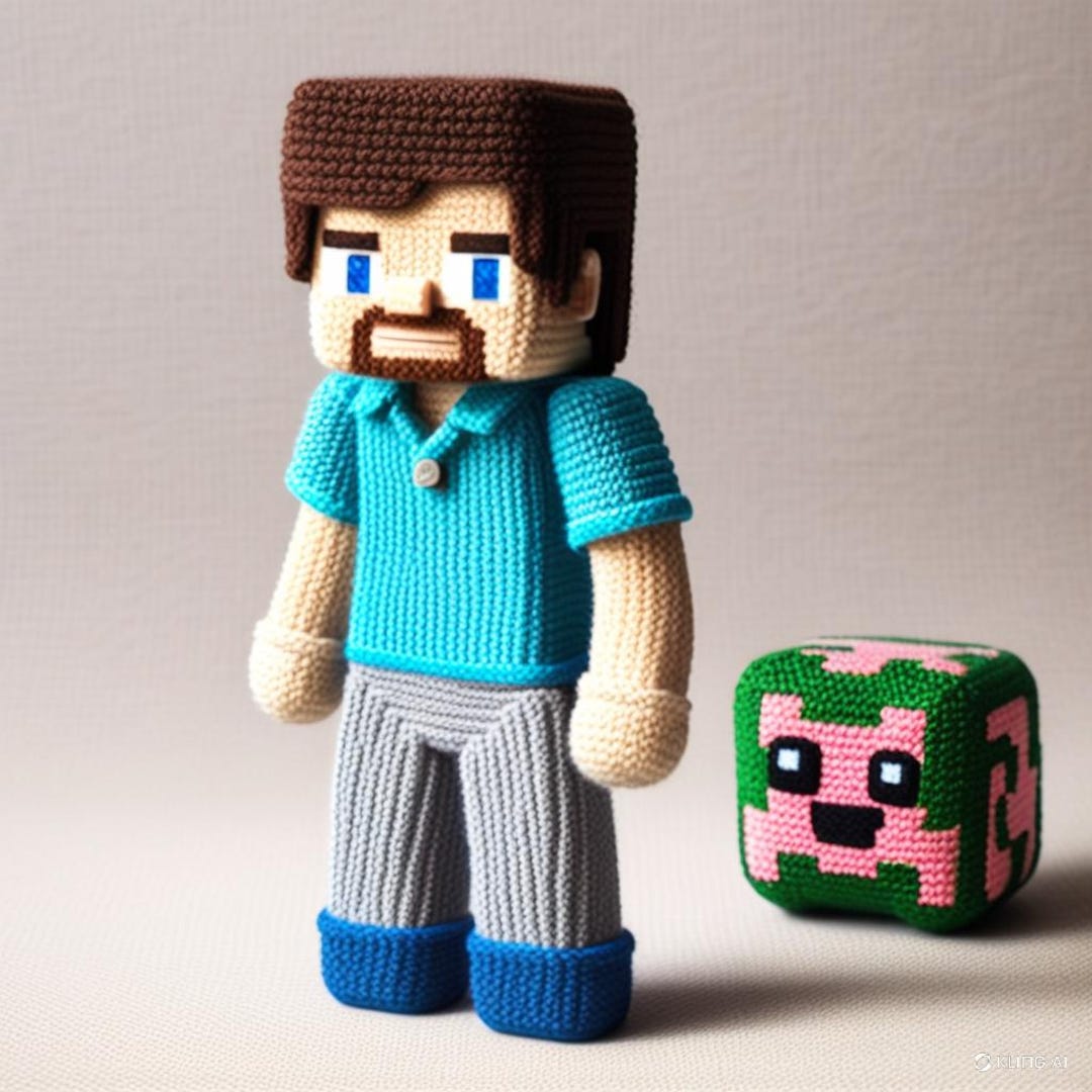 Minecraft, Amigurumi, Doll - Etsy