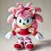 Sonic Amy, Amigurumi, Doll - Etsy