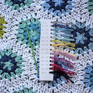 Hexagon Granny Square Temperature Blanket Crochet Pattern | Yearly ...