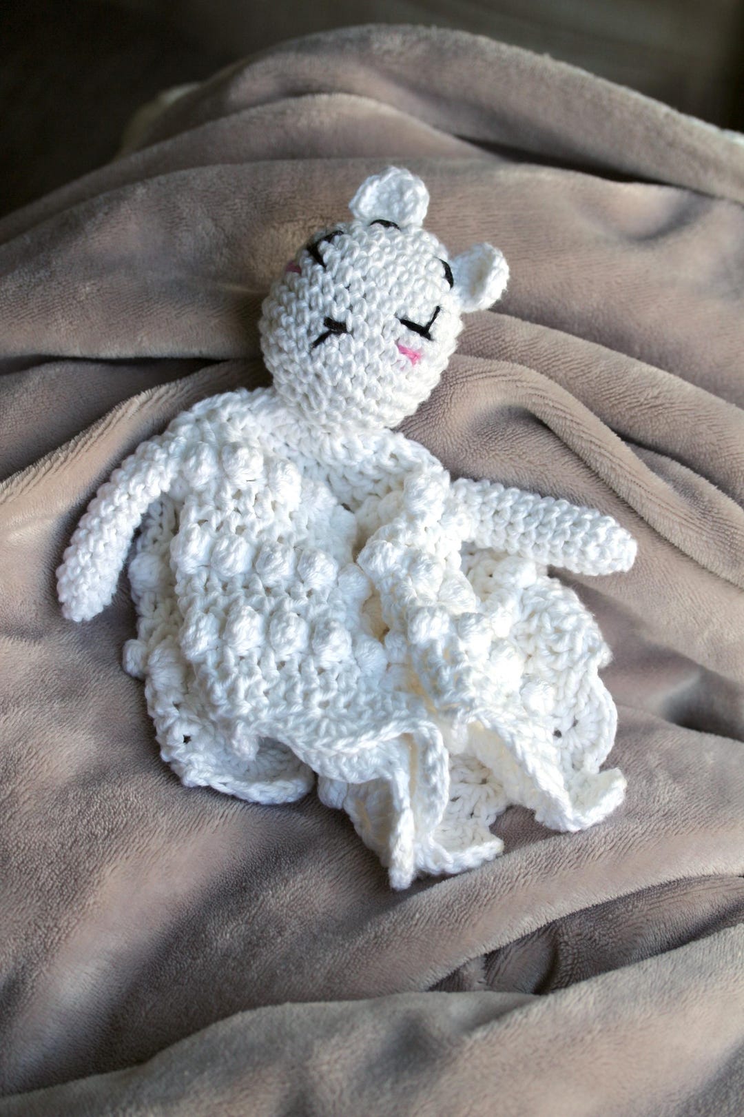 Bear Snuggly Crochet Pattern DIY Bear Blanket, Cuddly Crochet Plushie ...
