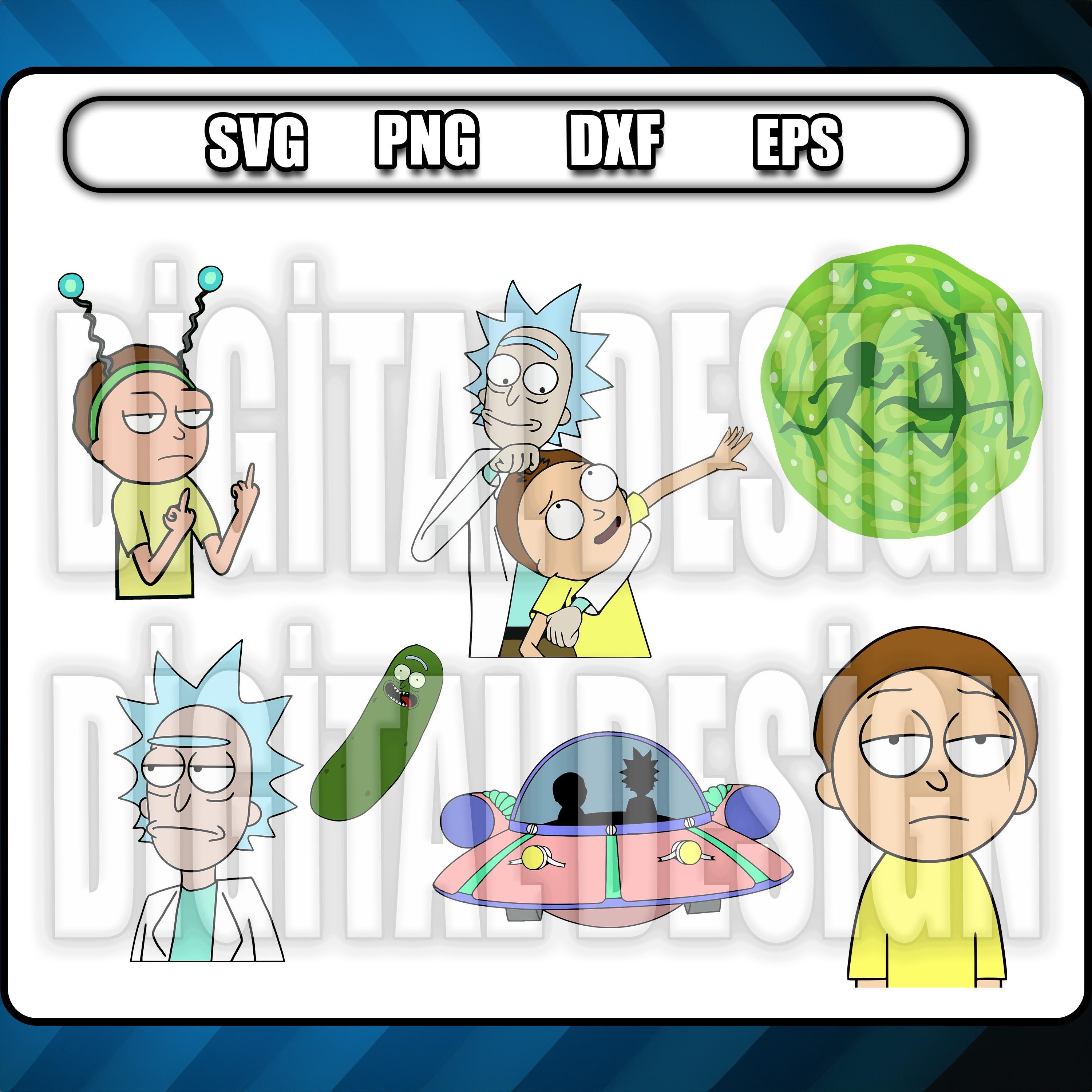 Rick and Morty SVG Bundle, Rick Morty Svg Cut File, Rick and Morty Svg ...
