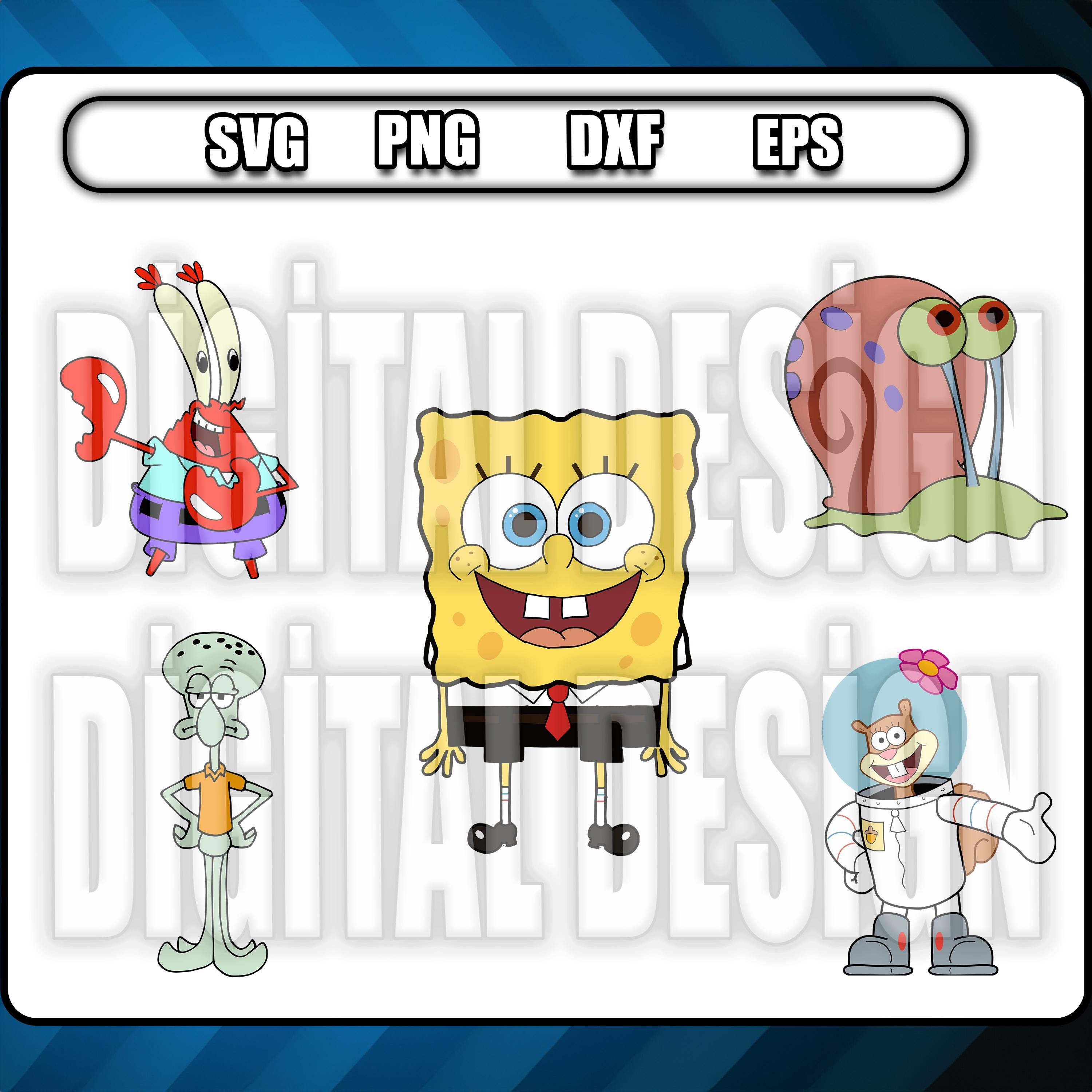 Bob SVG Bundle, Bob Squarepants Face Svg, Bob Funny Face Svg, Bob Svg ...