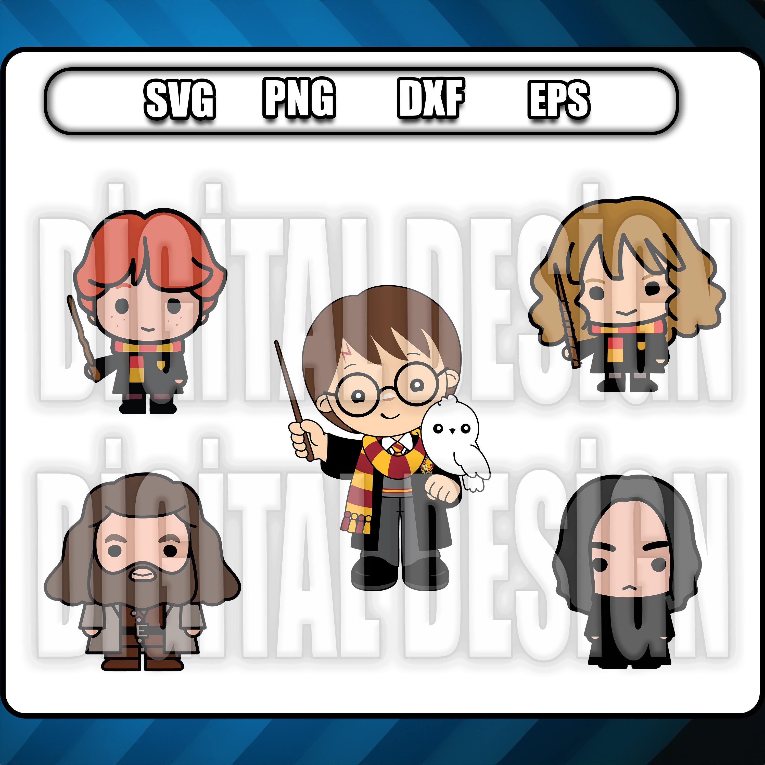 Harry Svg Png, Layered Baby Harry and Friends Svg, Wizard Svg, Harry ...