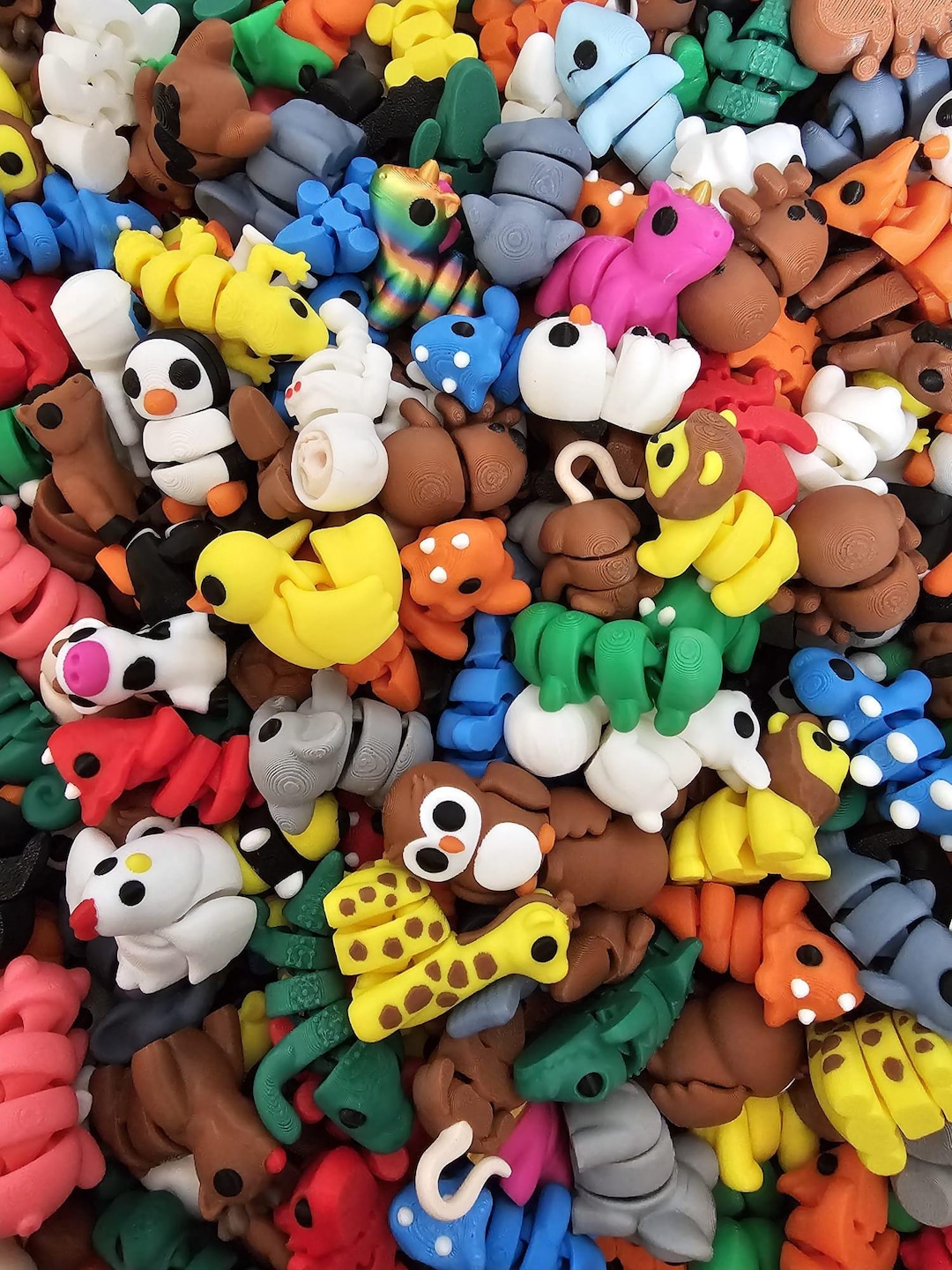 Mini Animals | 3D Print Figure | Mini Figures | Articulated Mini ...