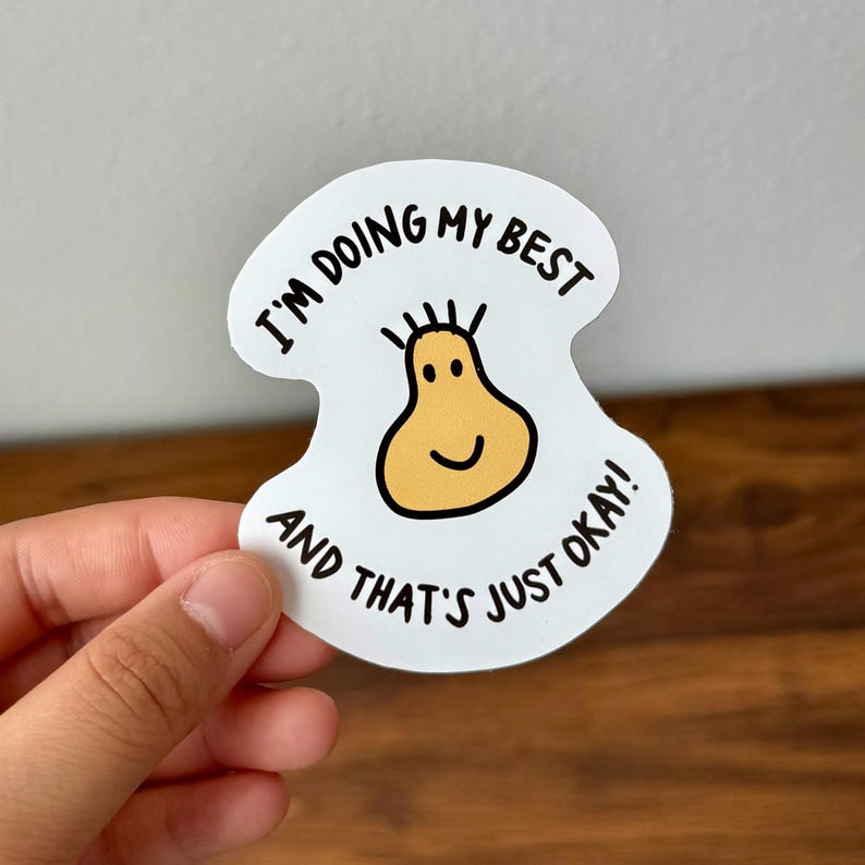 I'm Doing My Best Vinyl Sticker | Waterproof Decals | Laptop, Water ...