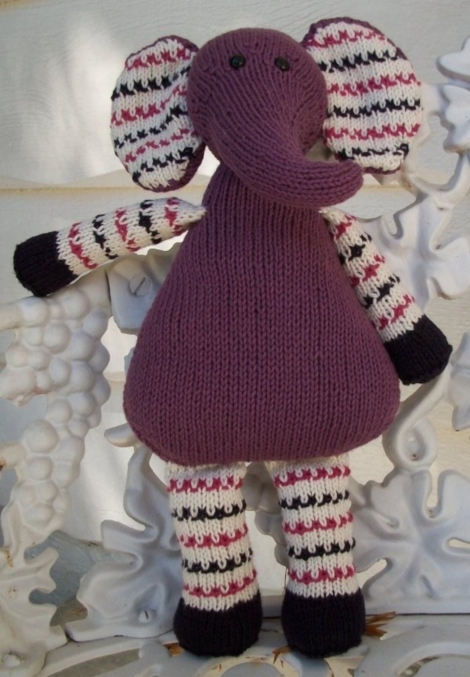 Pears the Elephant PDF Knit Pattern - Etsy