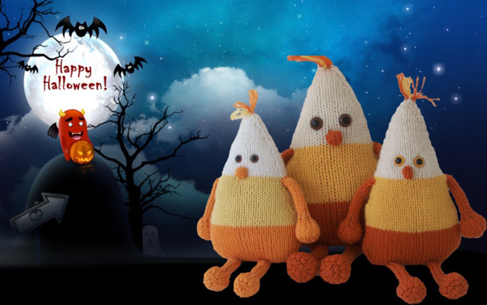 Candy Corn Dude PDF Knitting Pattern - Etsy