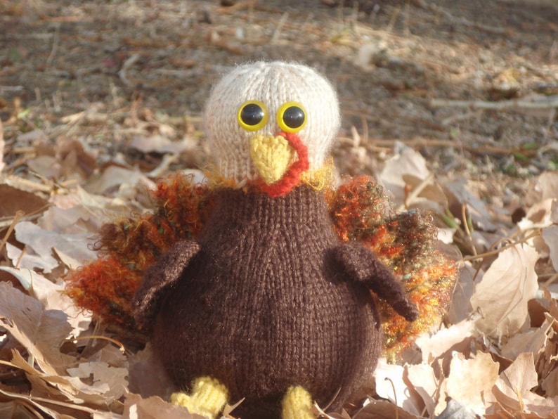 Tom Turkey Knit Flat PDF Knitting Pattern - Etsy UK
