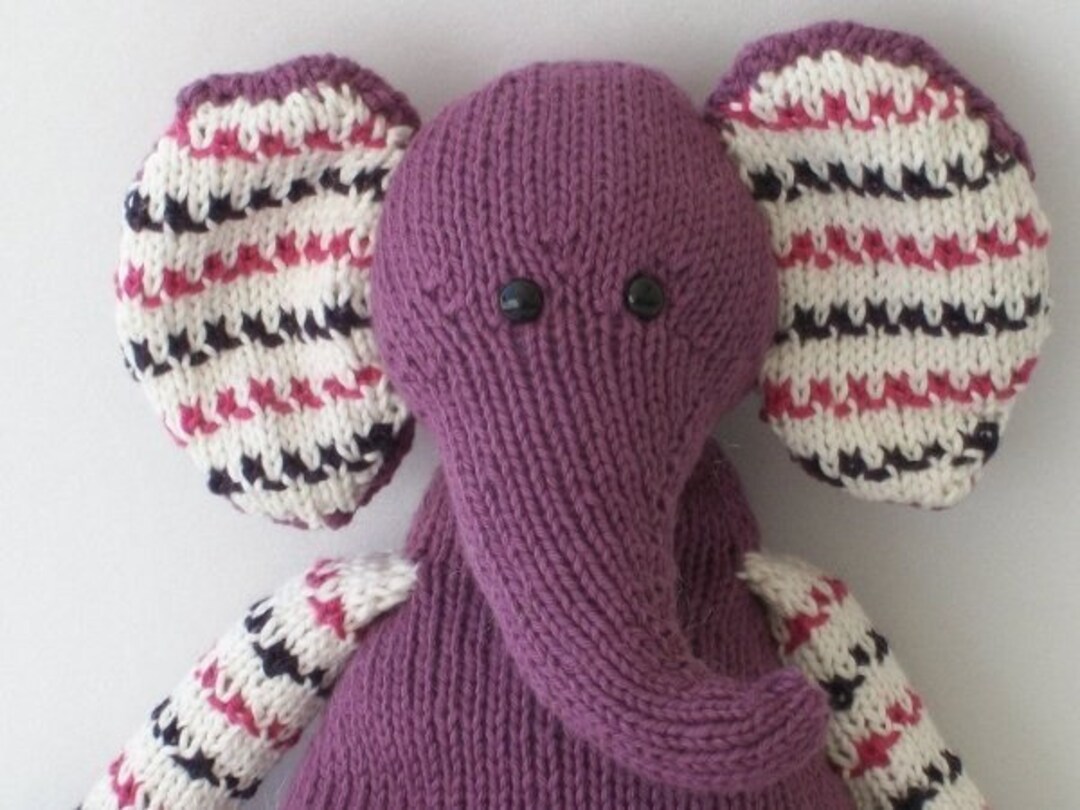 Pears the Elephant PDF Knit Pattern - Etsy