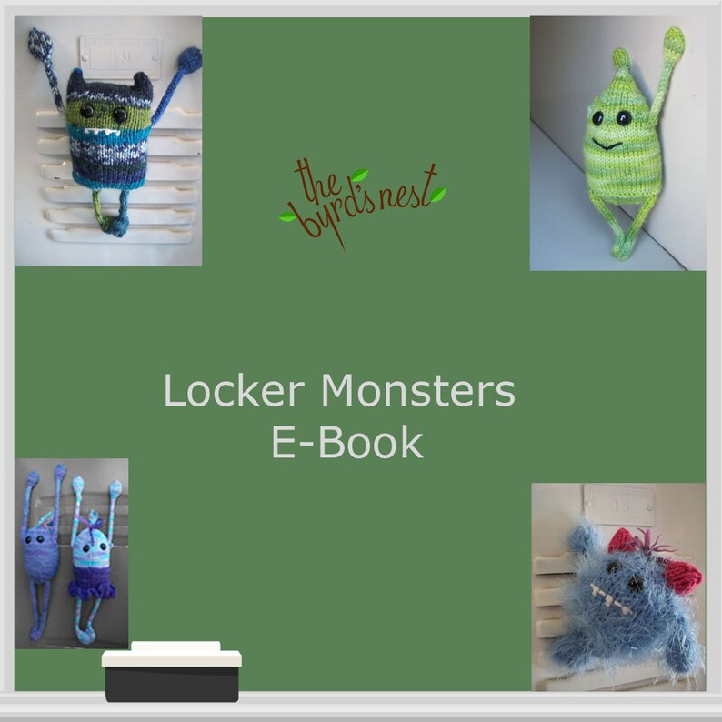 Locker Monster Knitt Pattern E-book - Etsy