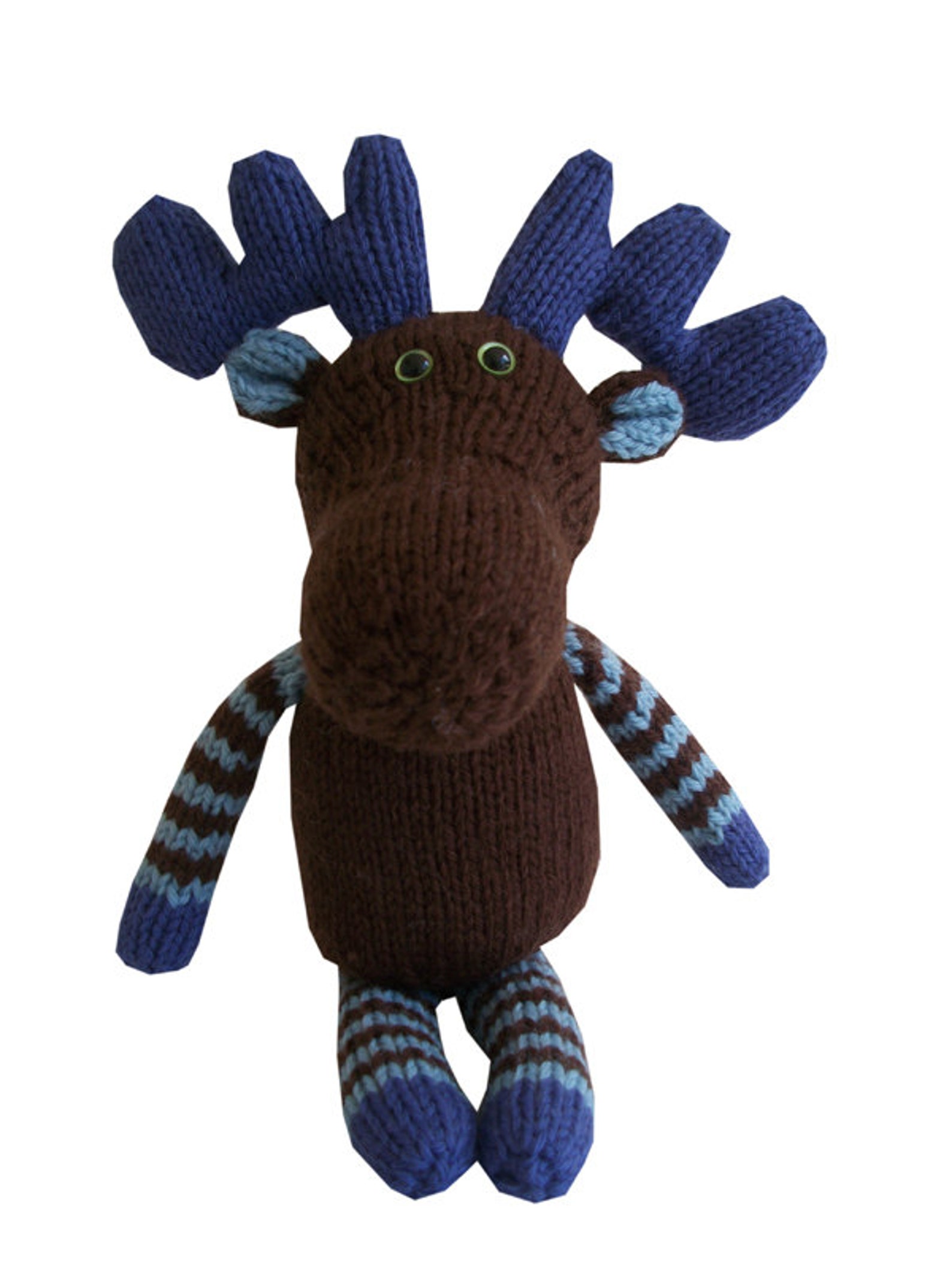 Blueberry the Moose PDF Knitting Pattern - Etsy