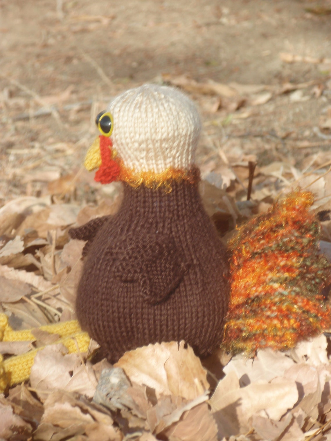 Tom Turkey Knit Flat PDF Knitting Pattern - Etsy UK