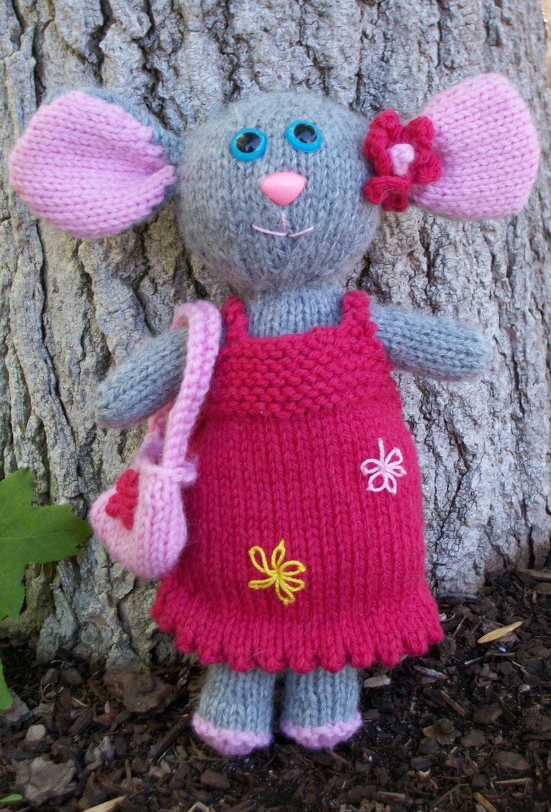 Mina Mouse PDF Knitting Pattern - Etsy