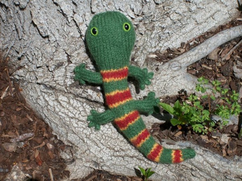 Zerd the Lizard PDF Knitting Pattern - Etsy