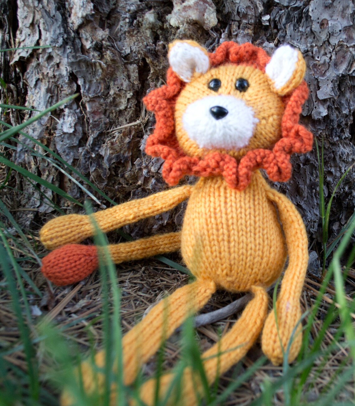 Courage the Lion **PDF Knitting Pattern - Etsy
