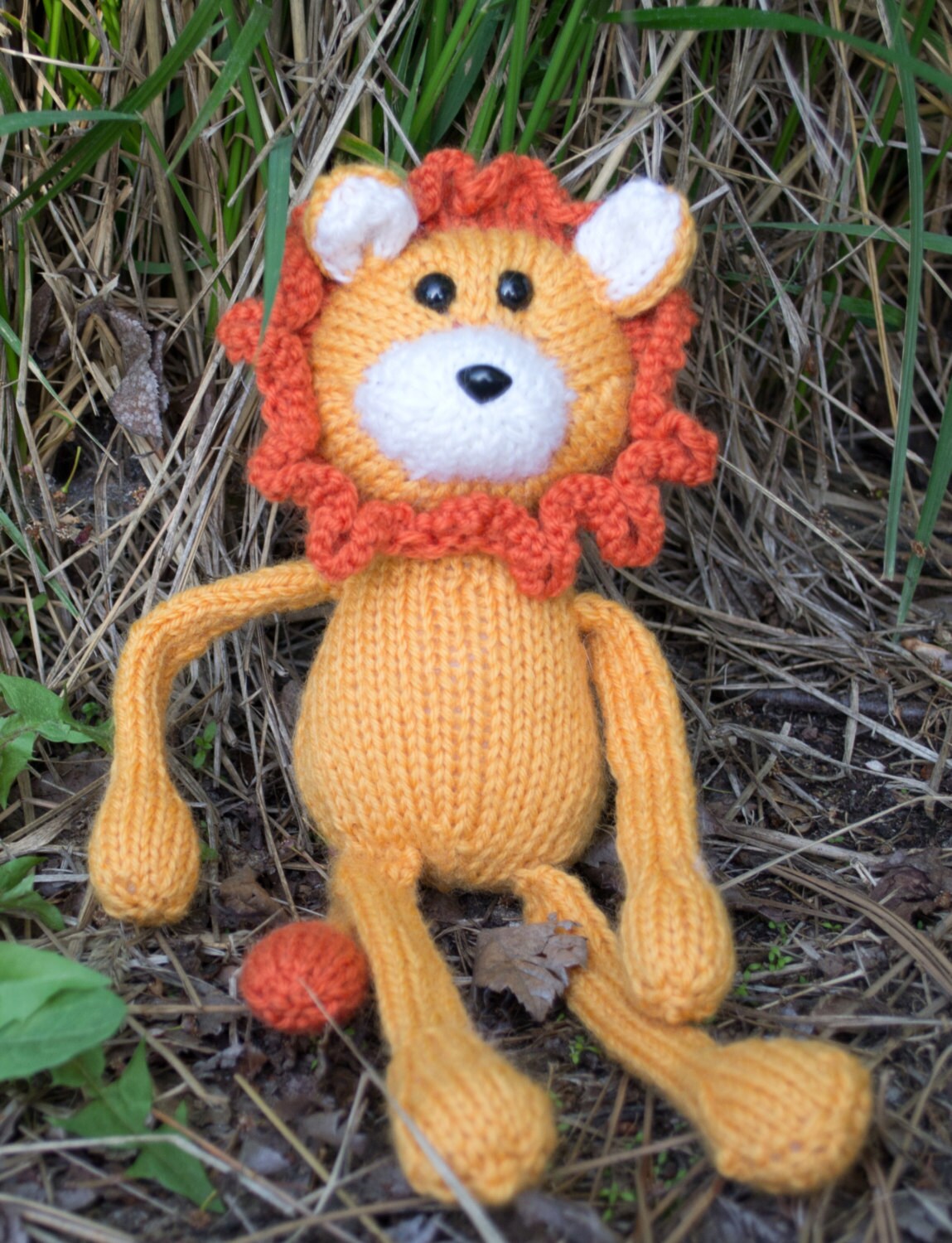Courage the Lion **PDF Knitting Pattern - Etsy