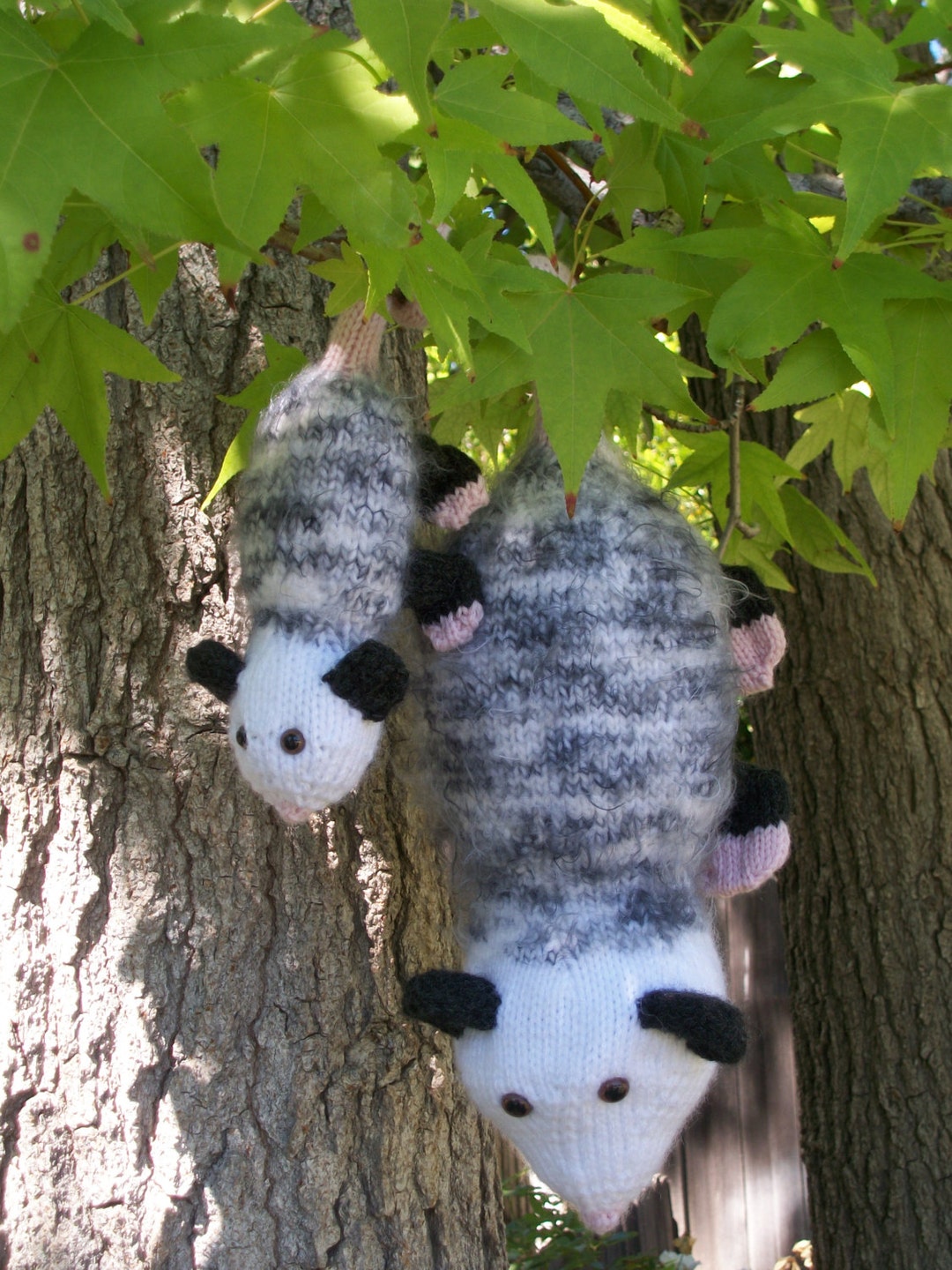 Poppy Possumand Baby PDF Knitting Pattern - Etsy