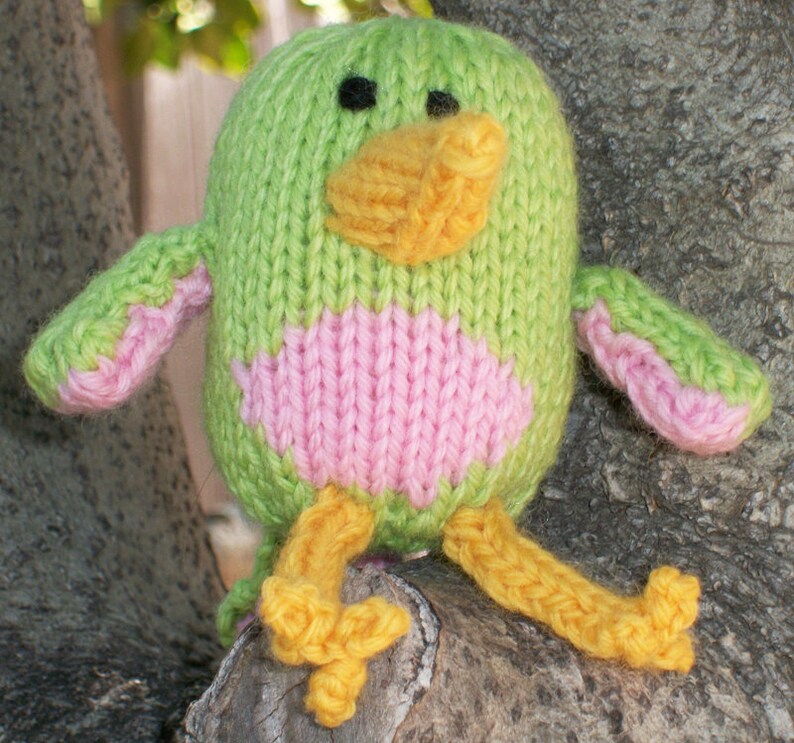 Squeaker Birds PDF Knitting Pattern - Etsy