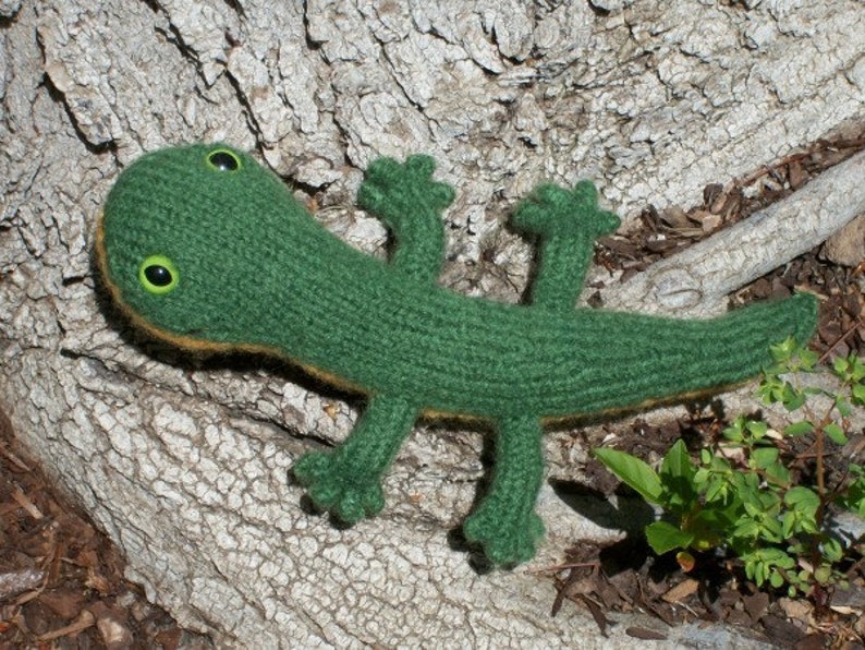 Zerd the Lizard PDF Knitting Pattern - Etsy