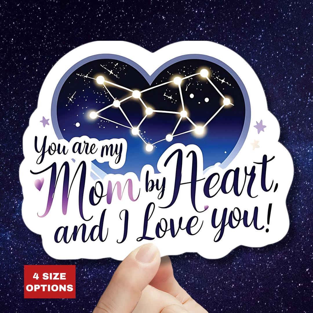 You Are My Mom by Heart Happy Mother's Day Stickers Love You Mom ...