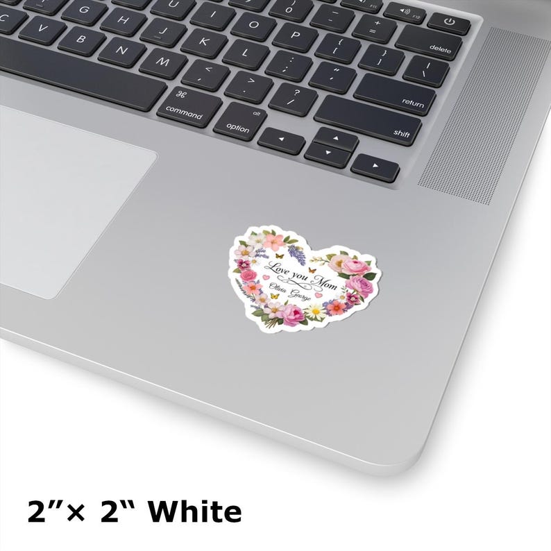 Personalized Love You Mom Sticker: Custom Mother's Day Waterproof Vinyl ...