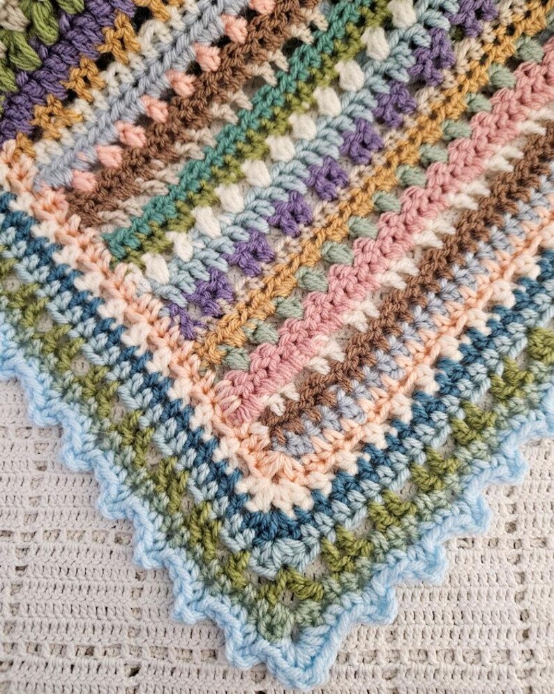 Handmade Throw Blanket Lapghan Muted Colors Sage Gold Brown Rose ...