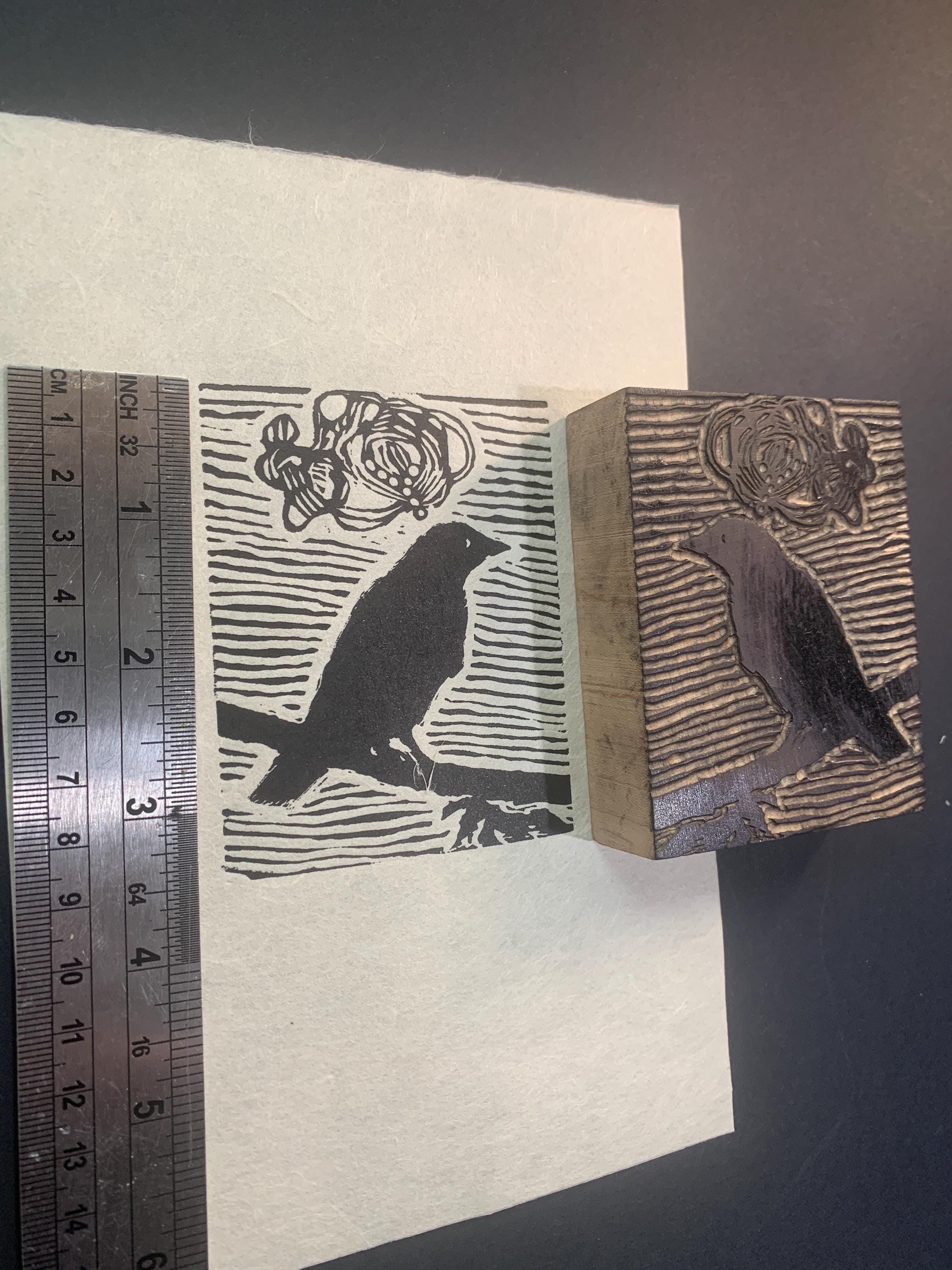 Limited Edition Print — Wood Engraving of a Crow - What Crows Are ...