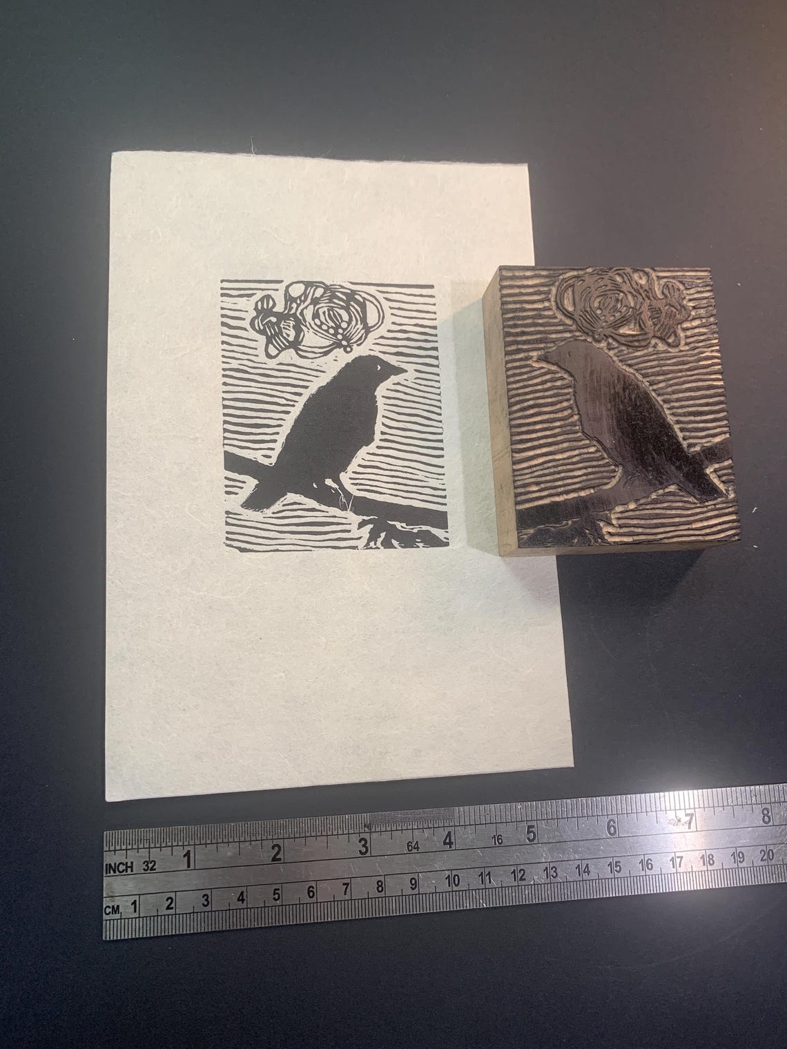 Limited Edition Print — Wood Engraving of a Crow - What Crows Are ...