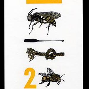 Bee Hamlet - Letterpress Broadside - REBUS - Etsy