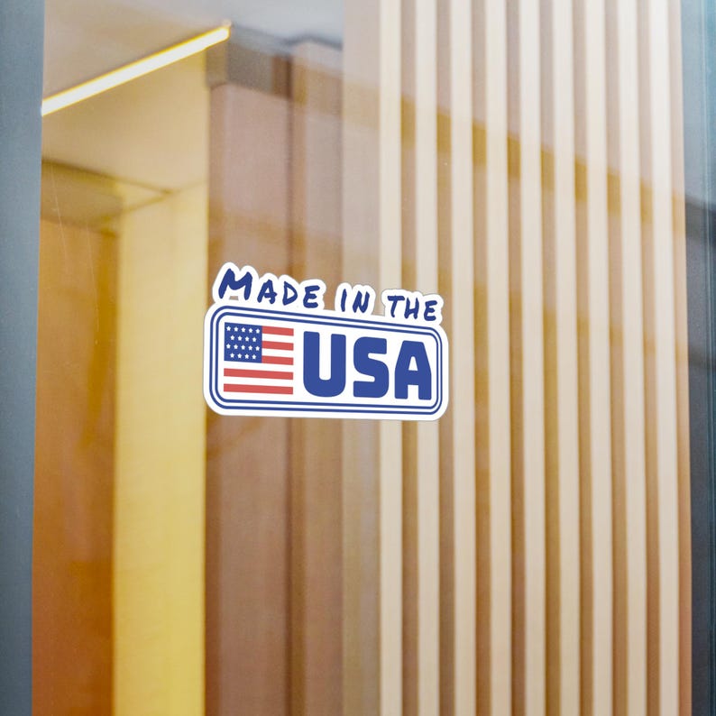 USA Made Kiss-cut Vinyl Decals, Car Stickers, American Decal, Patriotic ...