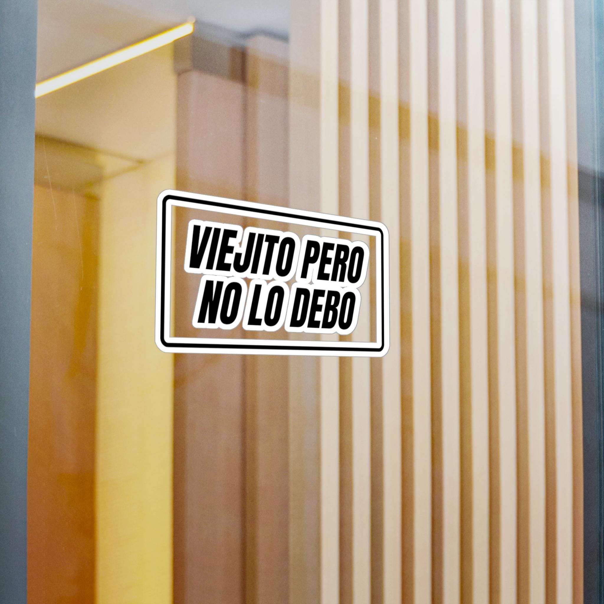 Car Decal, Vehicle Sticker - Viejito Pero No Lo Debo - Funny Spanish ...