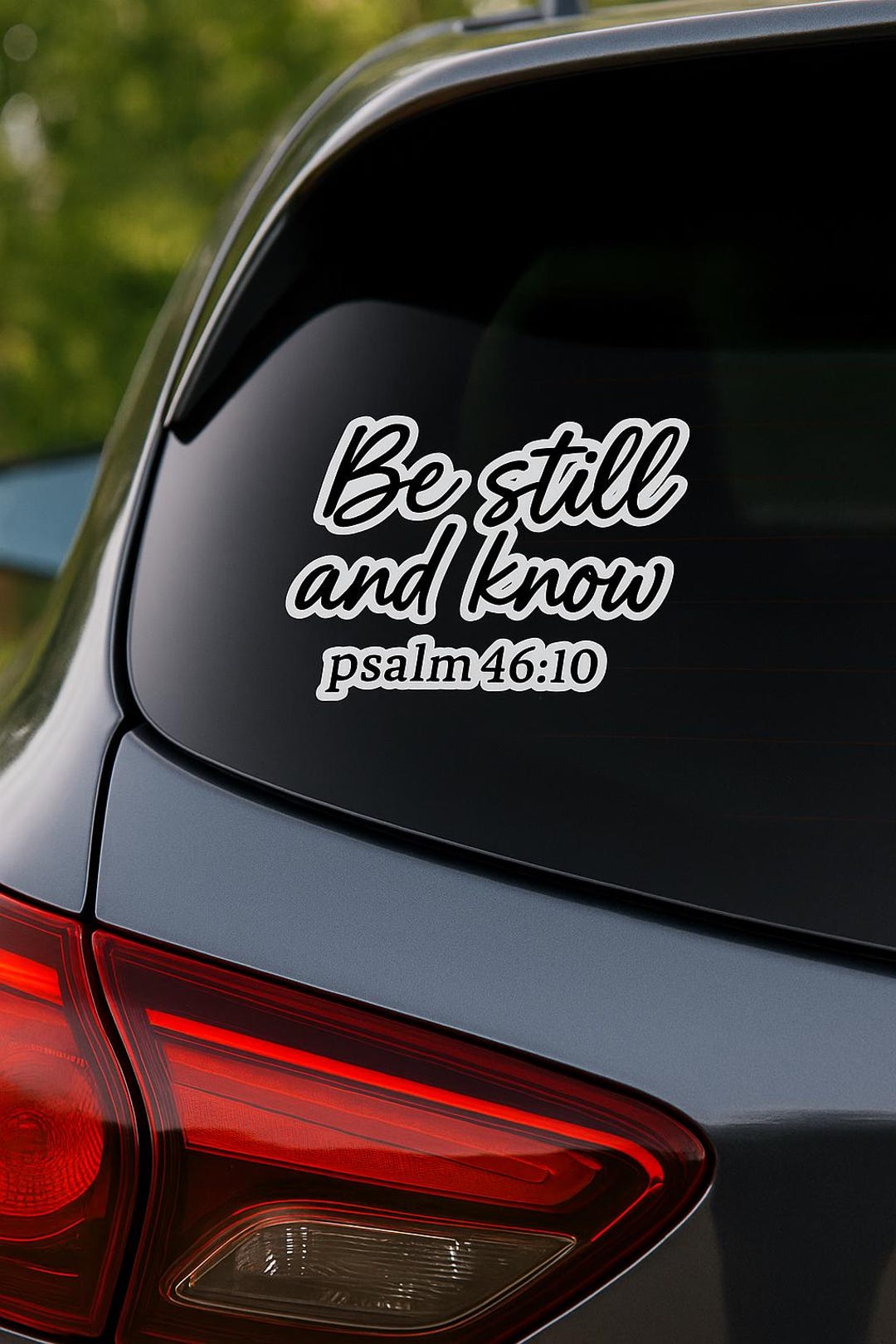 Copy of Religious Vinyl Decal, Christian Car Sticker, Bible Verse ...