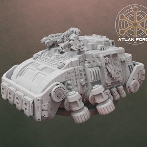 Stegodon APC | Wargame Miniature | | Si-fi Fantasy Wargaming RPG | Kit ...