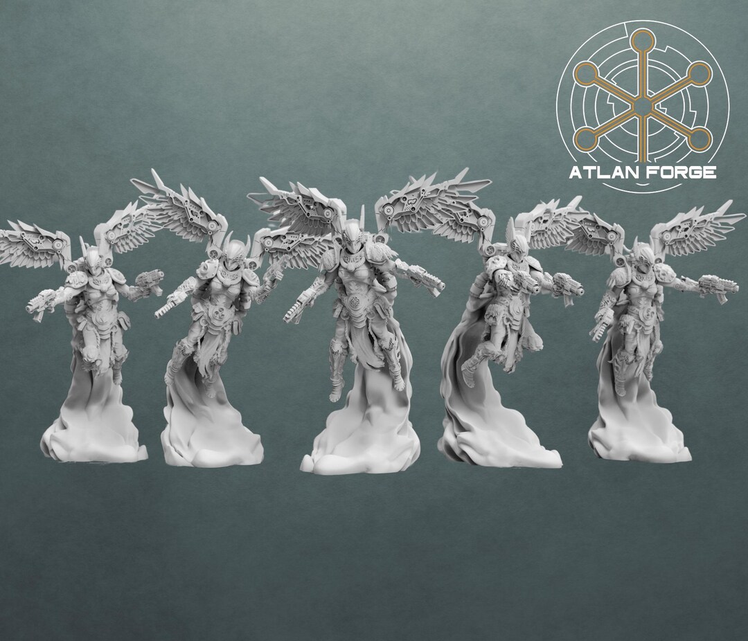 Asgardian Valkyries | Wargame Miniature | | Si-fi Fantasy Wargaming RPG ...